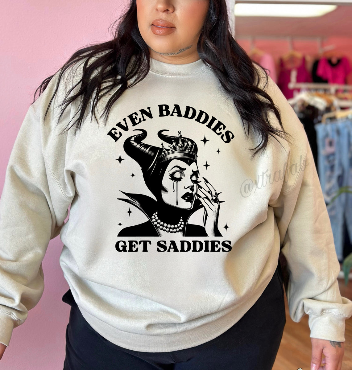 Baddies Oversized Unisex Crew Necks (2 Colors) – Xtra Fab!